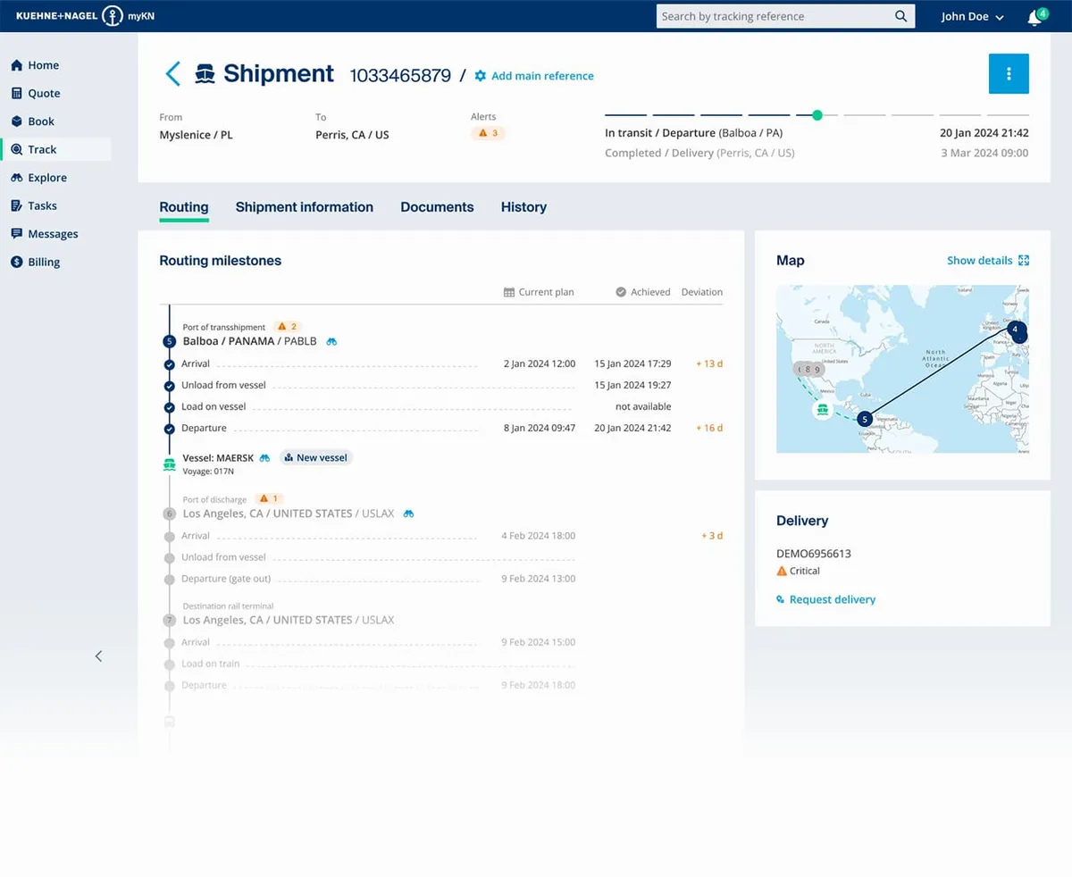 New features now available in myKN Track